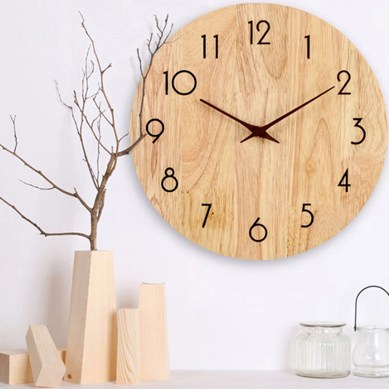 1-Set-Wooden-Pointers-DIY-Creative-Wall-Clock-Hands-10-12-Inch-Clock ...