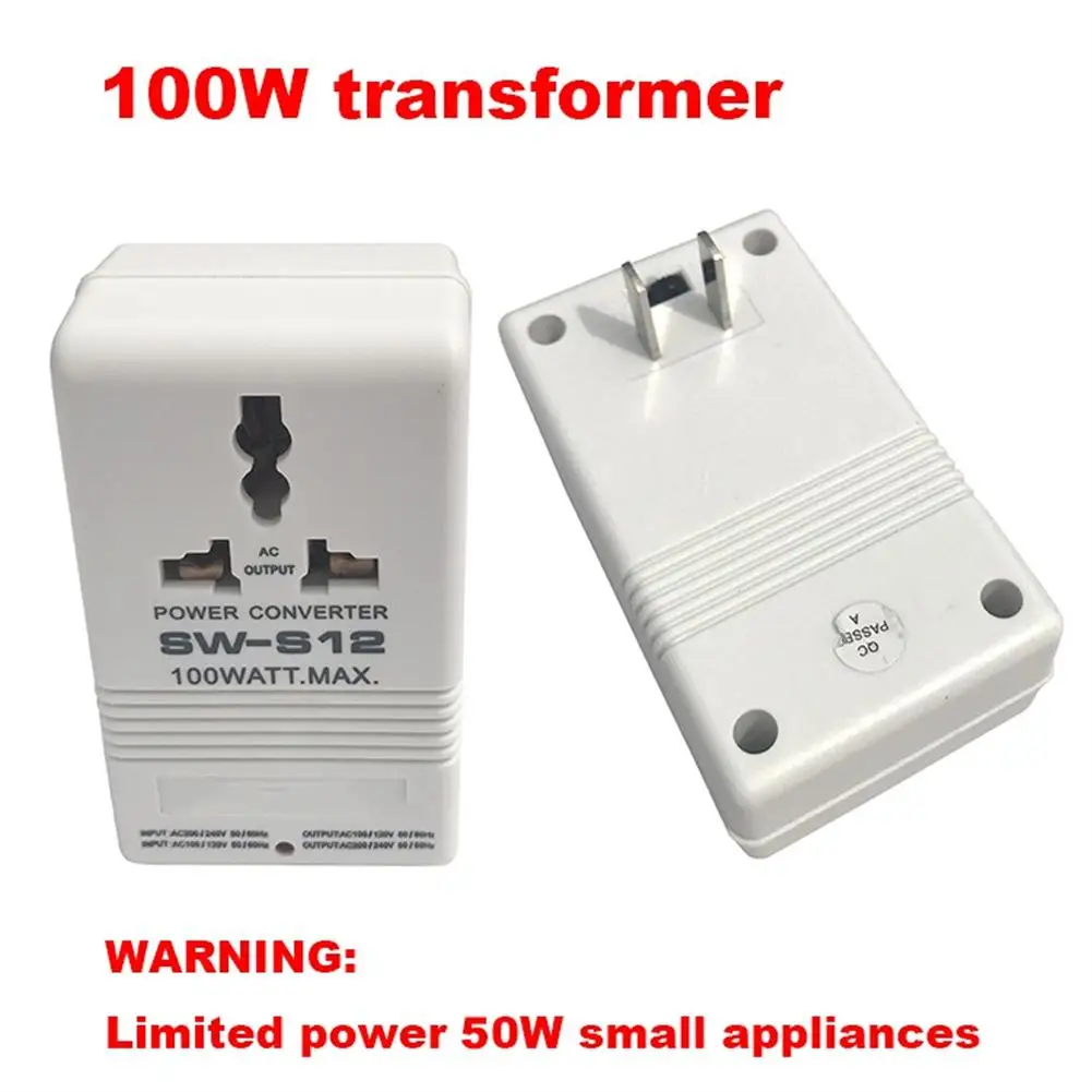 Sw-s12-100w-Power-Transformer-Portable-110v-To-220v-220v-To-110v ...