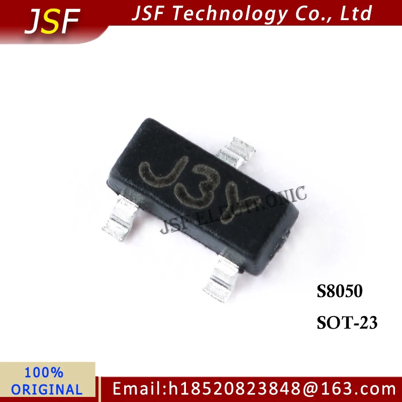 100/3000Pcs S8050 J3Y SOT-23 SMD NPN Triode Signal Transistor NEW ...
