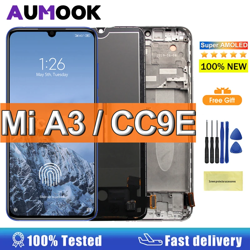 AMOLED-Display-For-Xiaomi-Mi-A3-LCD-Display-Touch-Screen-Replacement ...