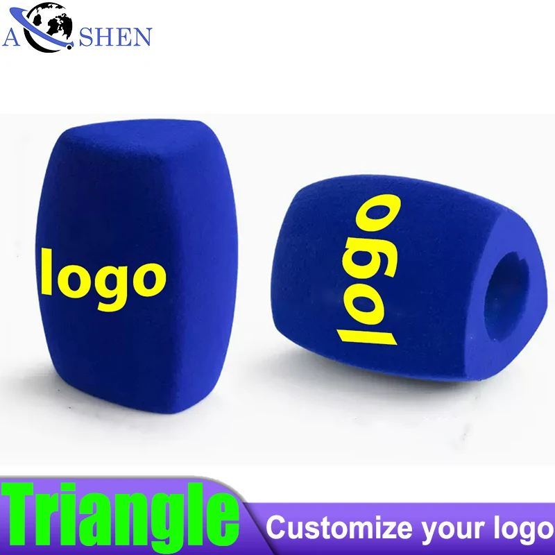AOSHEN-Triangle-Microphone-Foam-Cover-Customize-Your-Logo-Good-Quality ...