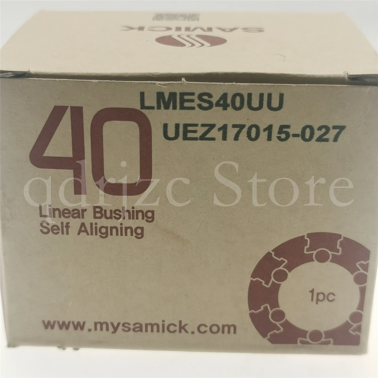 Black Plastic Linear motion bearing LMES40UU = SPM40WW R067024040 ...
