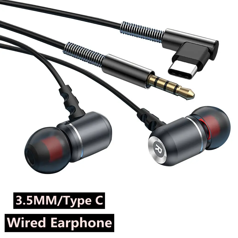 3-5MM-Wired-Earphones-DAC-Type-C-Headphone-Wire-Control-Hifi-Sport-Game ...