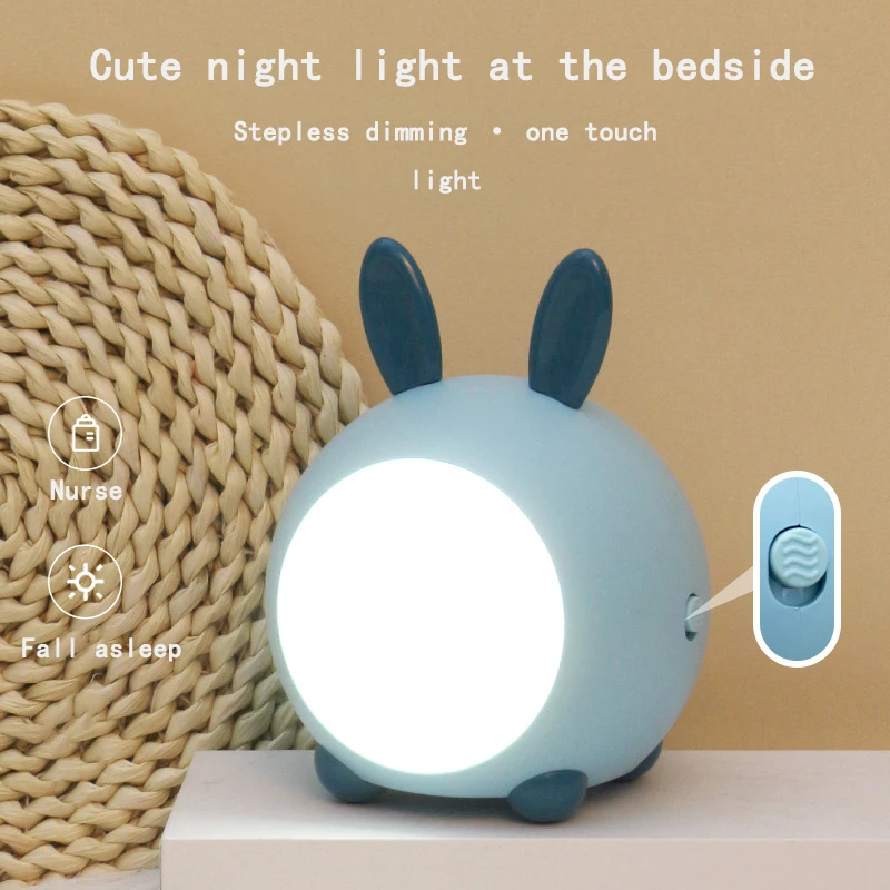 Rabbit Animal Night Room Lamp | Led Cute Animal Night Light | Rabbit ...
