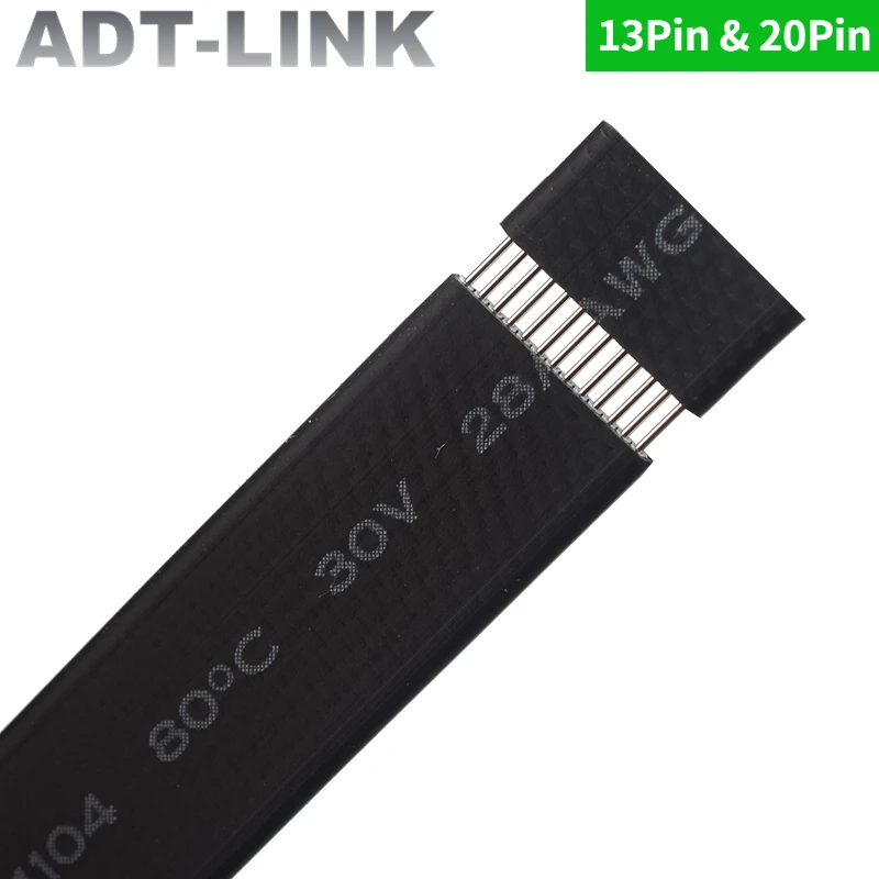 ADT-Ribbon-Cable-Flat-EMI-Shielding-Ribbon-Cable-Wire-13Pin-20Pin-28AWG ...