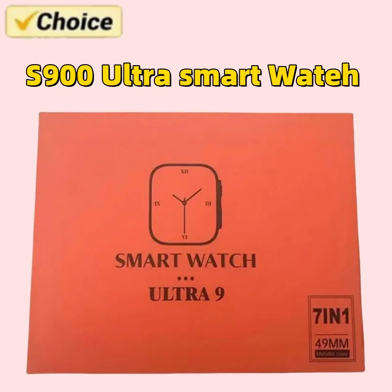 New S900 Super Smart Watch 2.2HD Deformable Round Screen 7-Band ECG ...