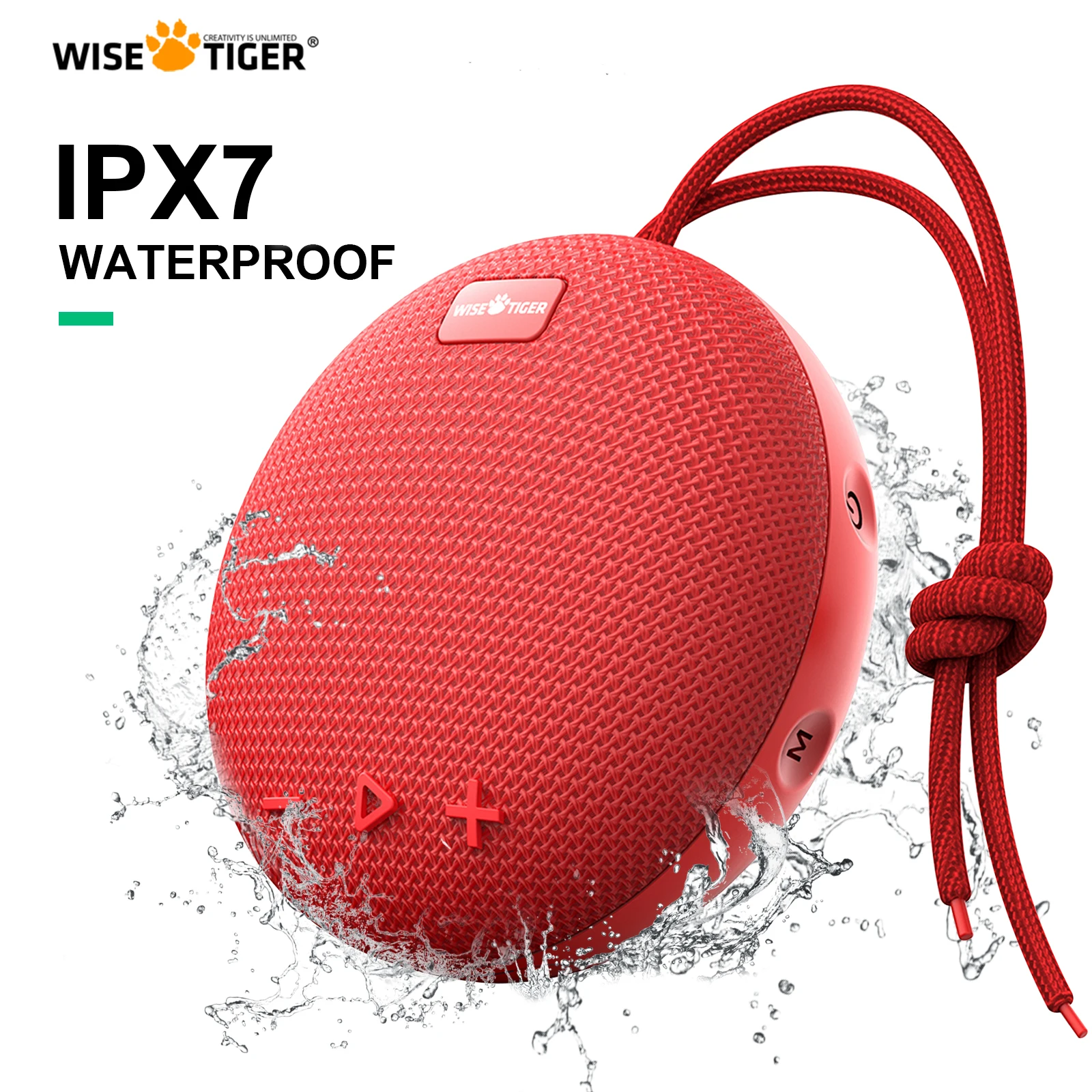 WISETIGER-Outdoor-Bluetooth-Speaker-Portable-Sound-Box-TypeC-Charge ...