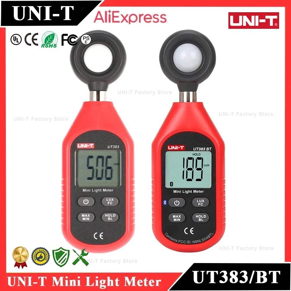 UNI-T-UT383-UT383BT-Mini-Light-Meter-Digital-Professional-Luxometer ...