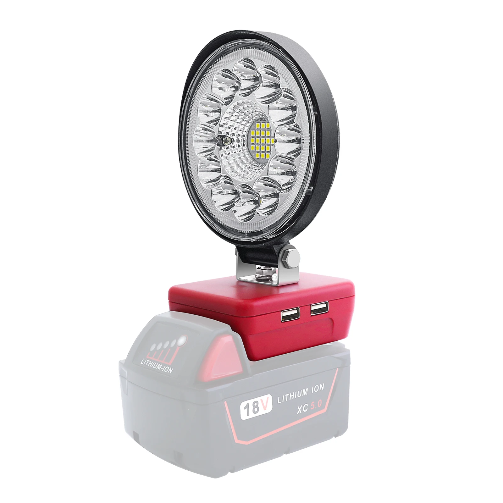 9800LM-LED-Work-Light-Flashlight-Electric-Torch-Spotlight-For-Milwaukee ...