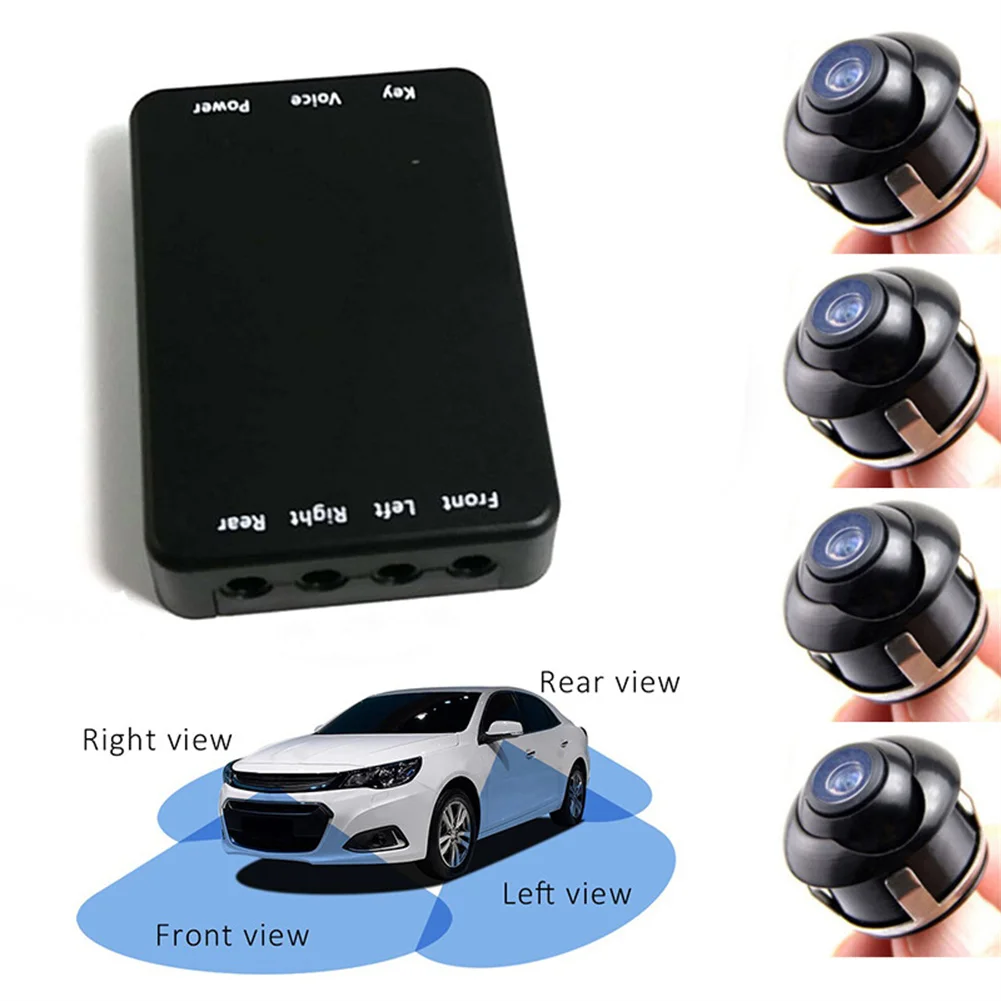 2022-New-Car-Parking-Panoramic-View-Rearview-4-Way-Camera-Control-Box ...