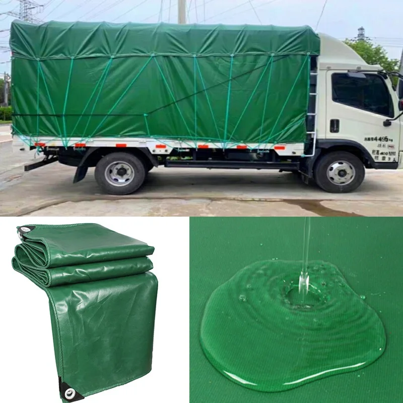0.55mm Heavy Duty Tarpaulin Truck Waterproof Tarp Cover Car Shed ...