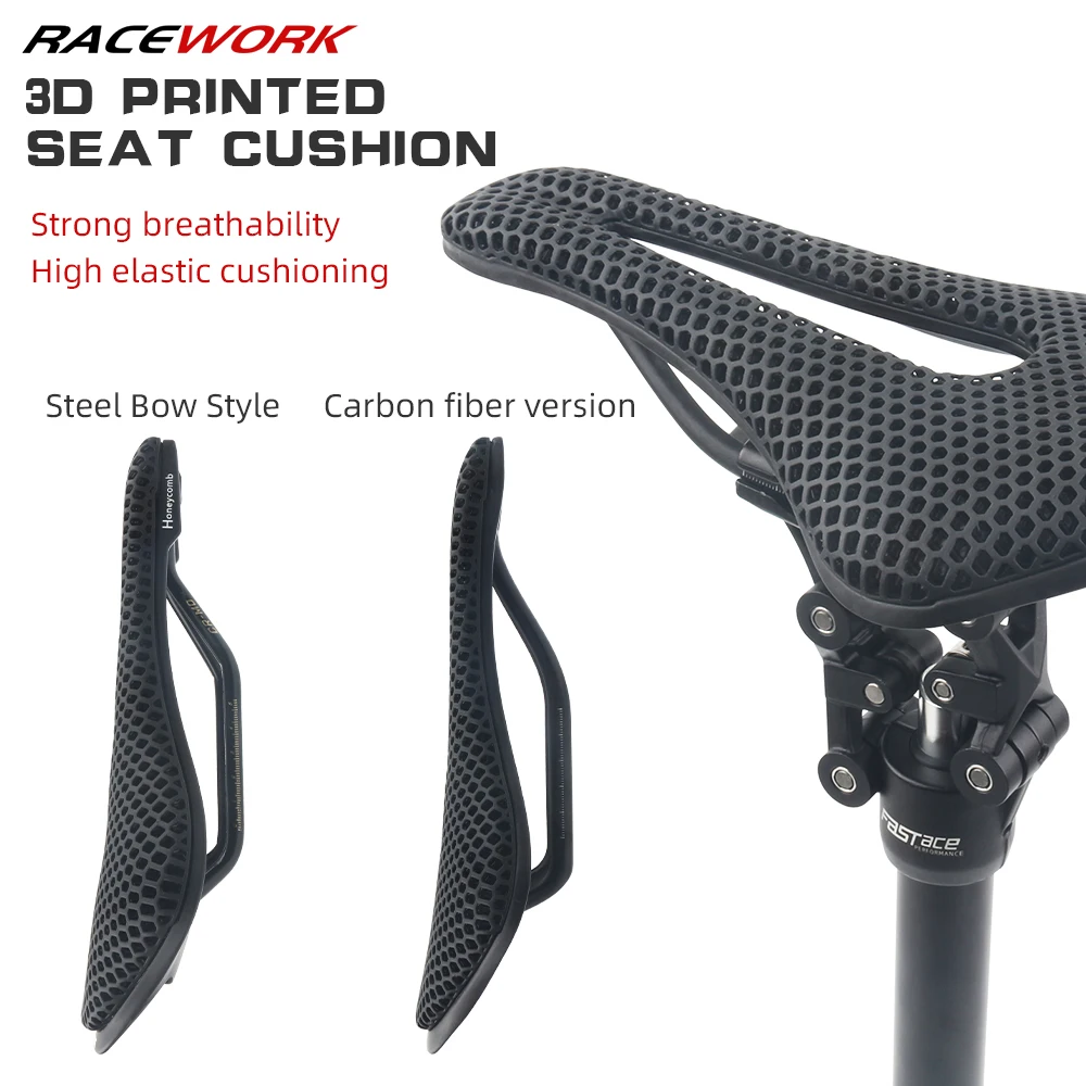 Carbon-fiber-3D-Printed-Bicycle-Saddle-Liquid-Resins-Honeycomb-Bike ...