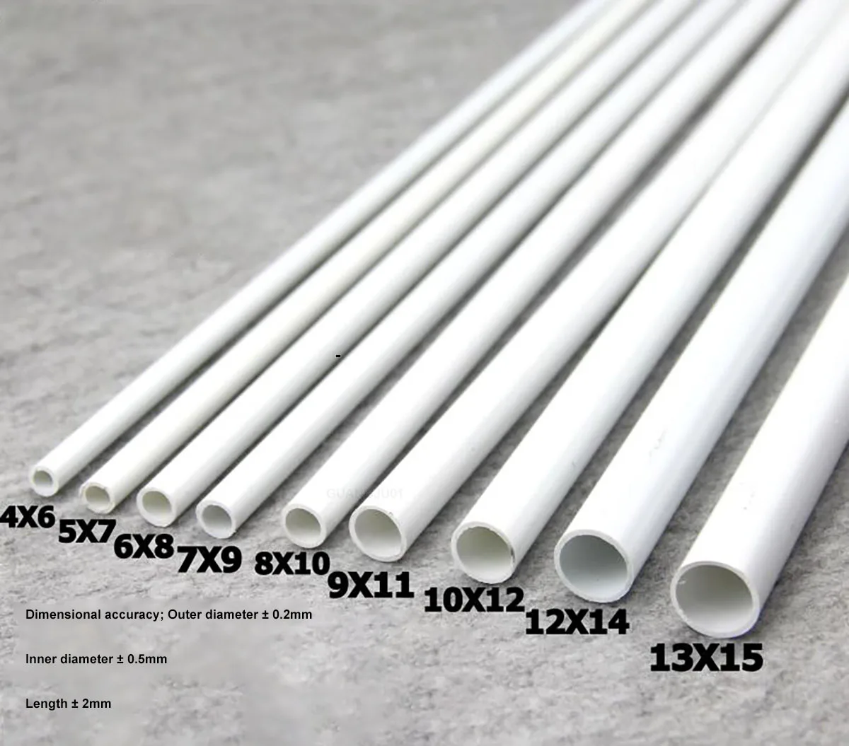 2Pcs-White-PVC-Plastic-Pipe-Tube-OD-6-24mm-Fish-Tank-Aquarium-Tube ...