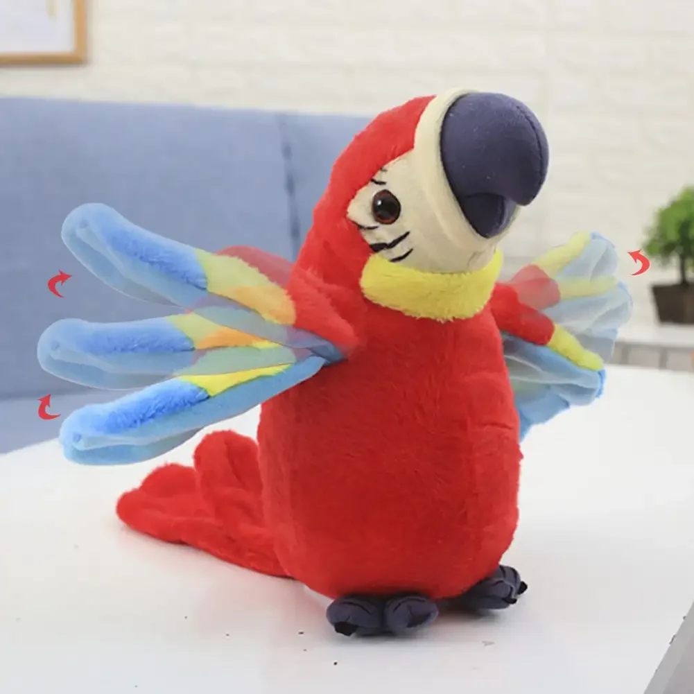 Electronic-Talking-Parrot-Toys-Speaking-Recording-Repeats-brinquedo ...