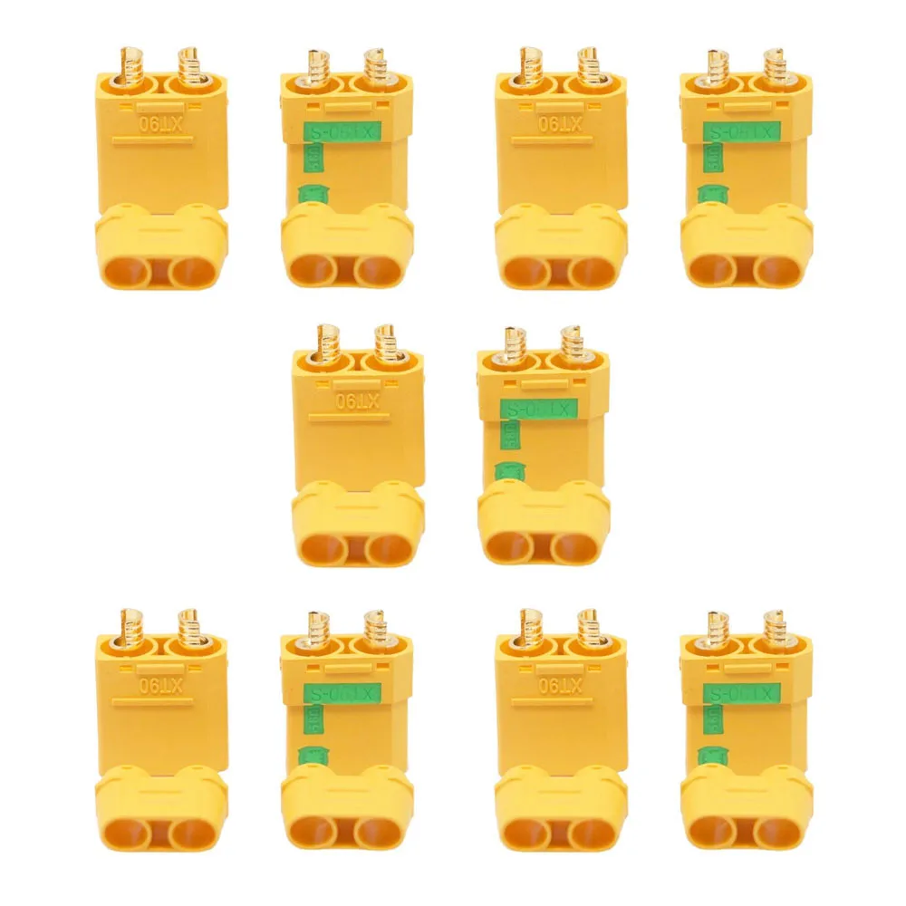 5 쌍 XT90S 모델 비행기 플러그 30A 고전류 XT90 S 커넥터 안티 스파크 남성 여성 커넥터 배터리 ESC 충전기 ...