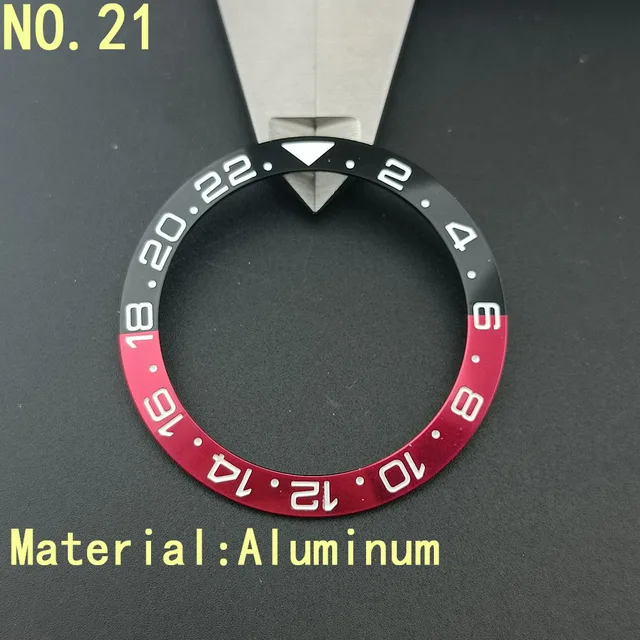 40mm*31.7mm ceramic bezel plug in watch bezel insert watch case outer ...