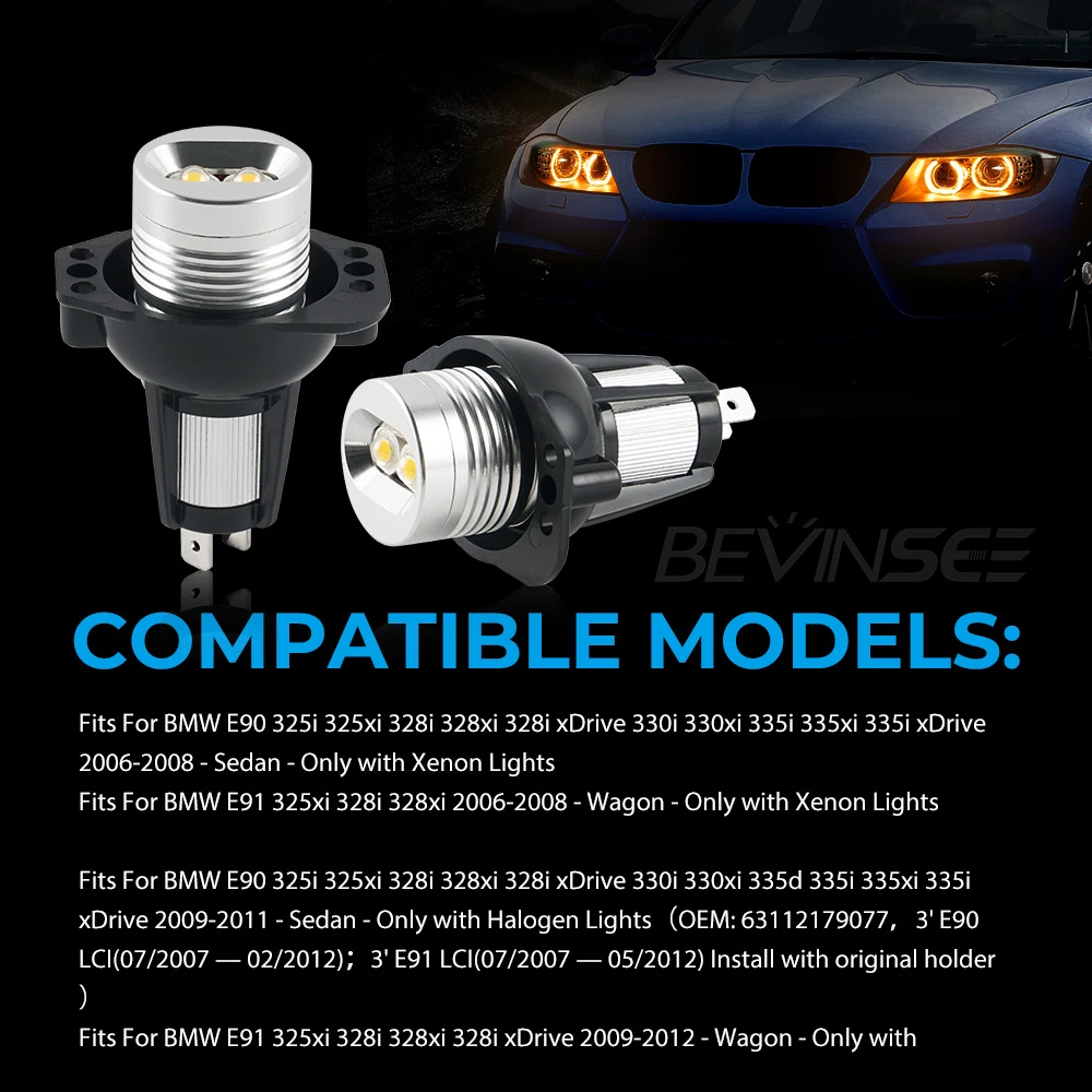 2008 328i Angel Eyes