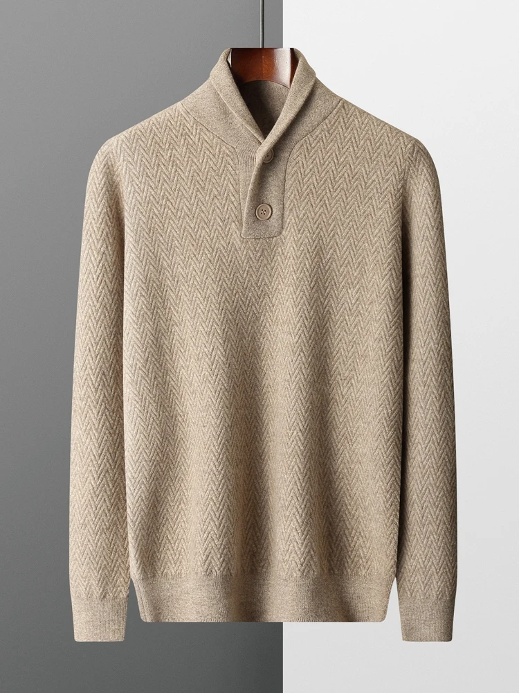 Yoyoselect-Men-Autumn-Winter-Sweater-100-Cashmere-Luxury-Pullover-V ...