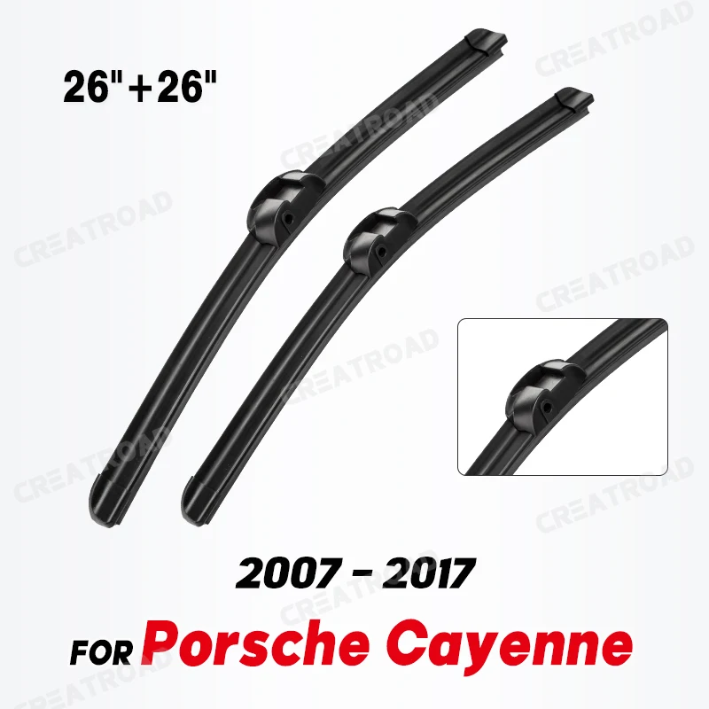 Wiper LHD Front Wiper Blades For Porsche Cayenne 2007 - 2017 Windshield ...
