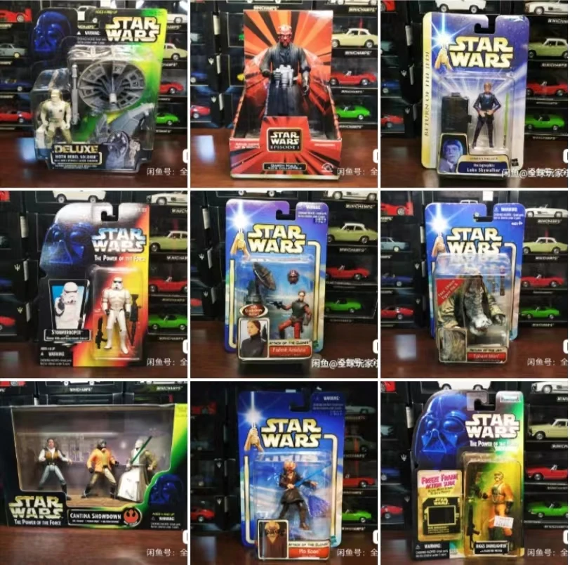 Genuine-star-wars-action-figure-3-75-Polegada-fora-da-c-pia-bens ...