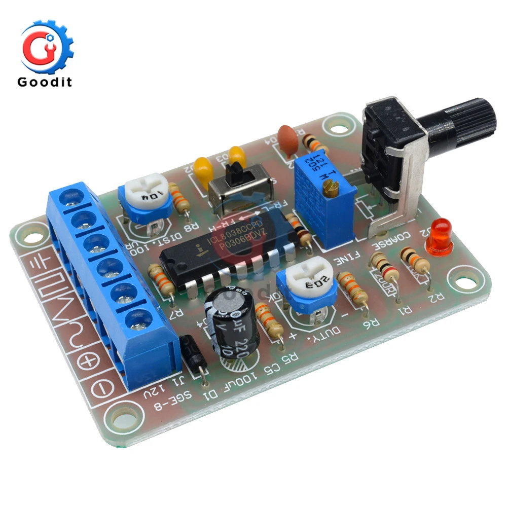 1 Set Icl8038 Monolithic Function Signal Generator Module Sine Square ...