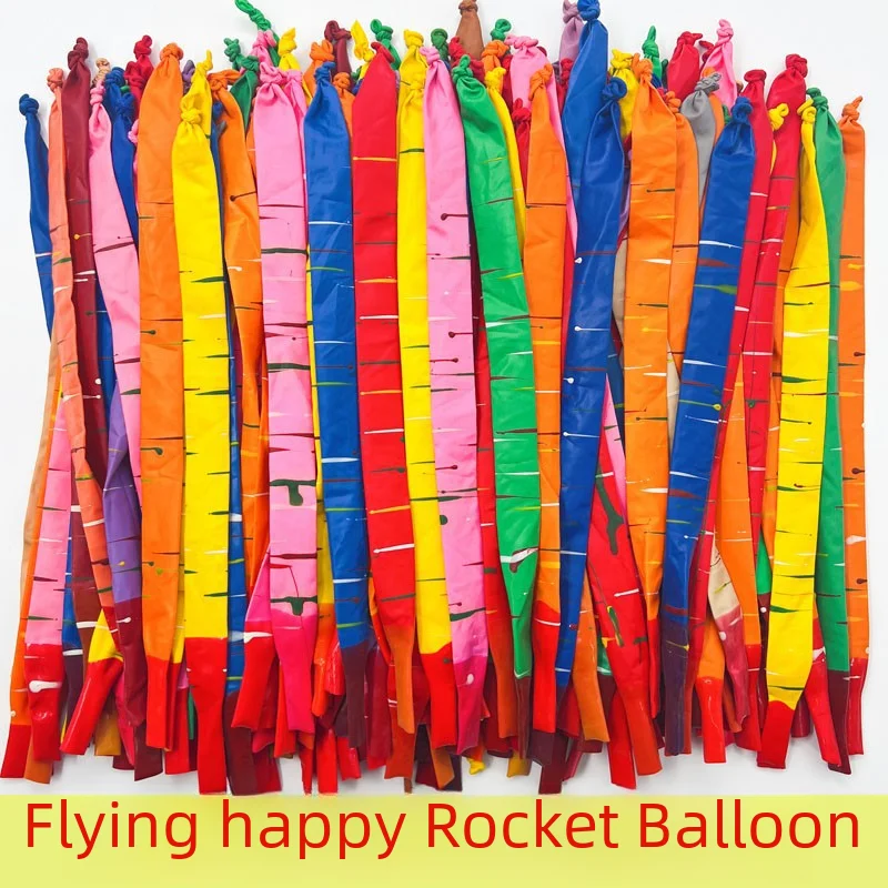Thickened-Long-Rocket-Shape-Children-s-Toy-Balloons-That-Make-Noise-Fly ...
