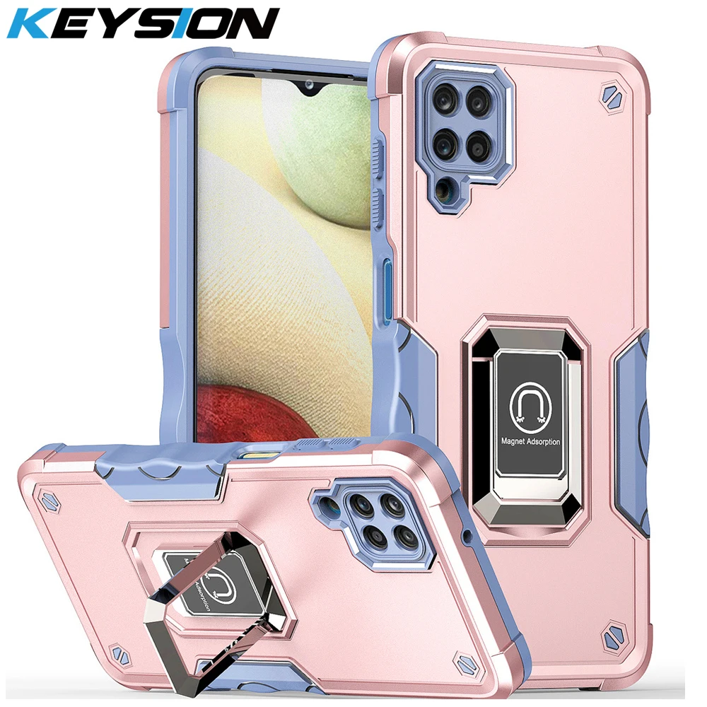 KEYSION-Shockproof-Armor-Case-for-Samsung-M51-M32-M31-M30S-M21-Ring ...