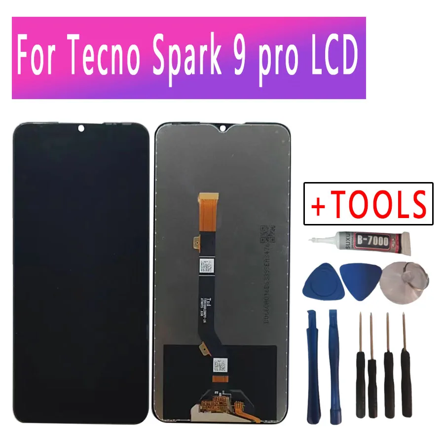 6-6-For-Tecno-Spark-9-Pro-KH7-LCD-Display-Touch-Screen-Digitizer ...