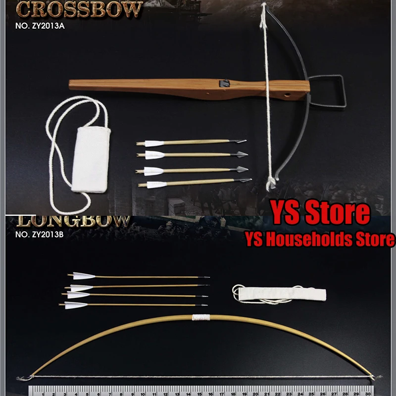ZYTOYS-ZY2013-1-6-Soldier-Medieval-Rome-Long-Bow-Crossbow-Simulation ...
