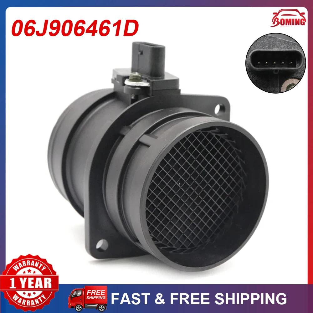 06J906461D Car New Mass Air Flow Meters Sensor For Volkswagen Golf Je ...