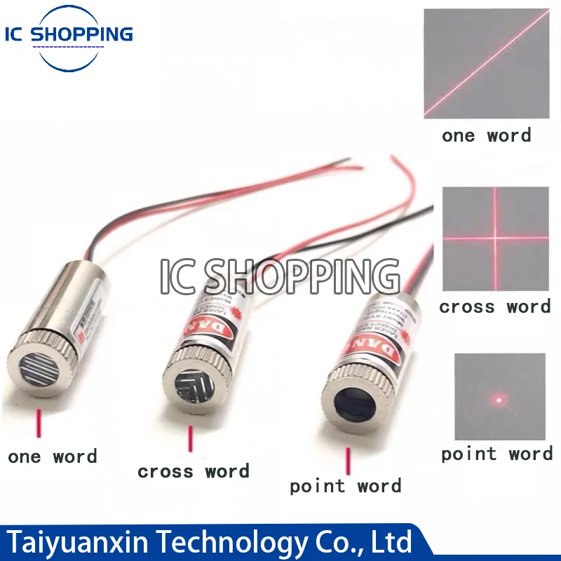 5PCS-12mm-Laser-Head-Laser-Tube-Laser-Module-5mW-Red-Monogram-Cross ...