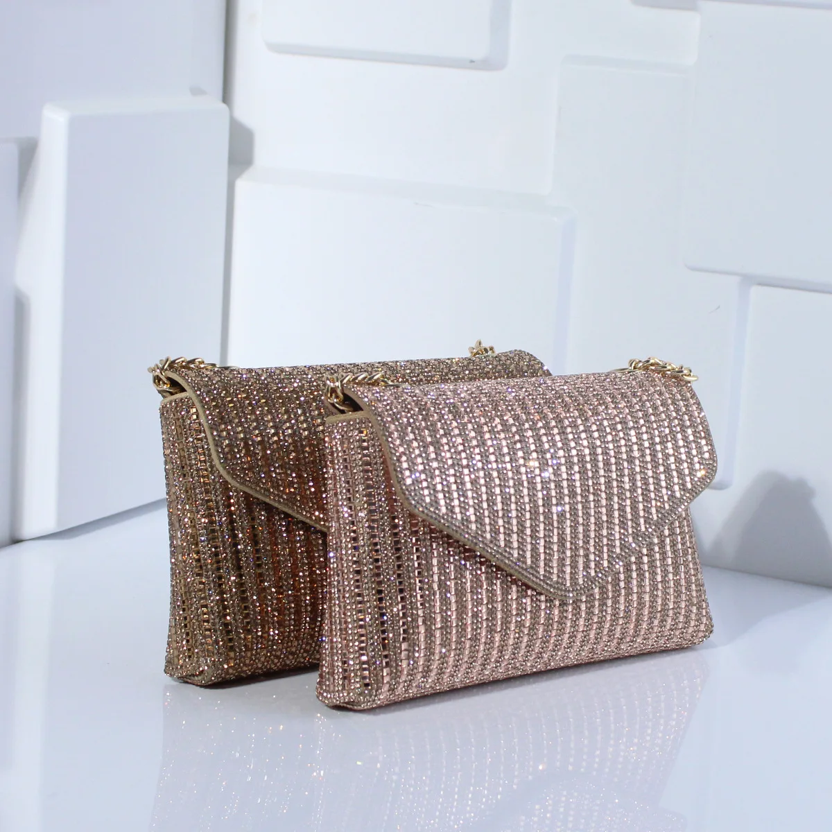 Light luxury fashion flash diamond encrusted dinner bag clutch bag ...