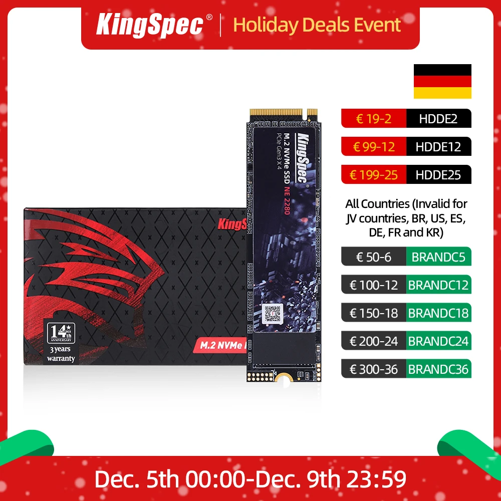 Kingspec M2 Ssd Pcie 128g M.2 Ssd 256gb Ssd 2280mm 512gb Nvme M.2 Ssd M ...