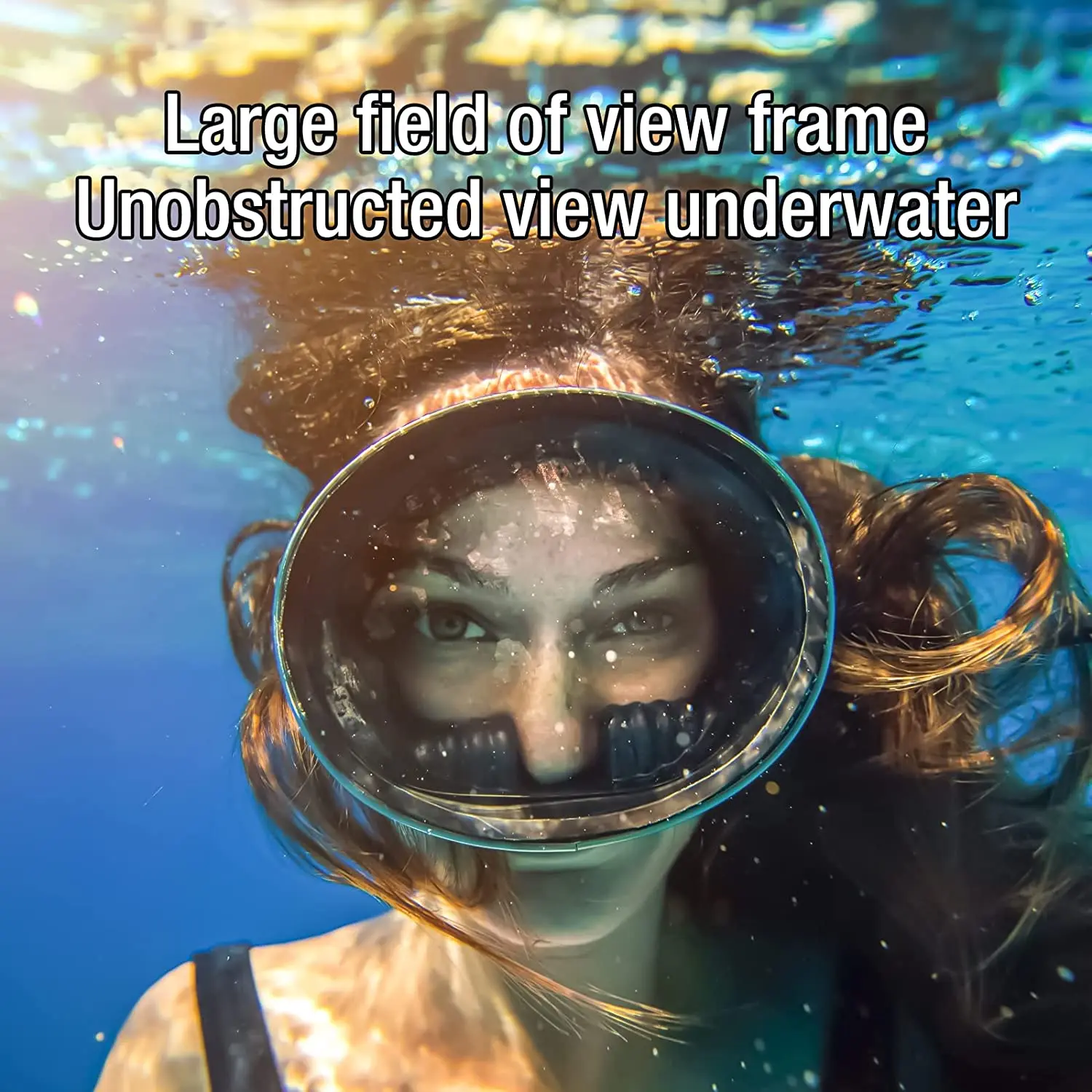 Oval HD Adult Professional Snorkeling Equipment, Panoramic HD Stainless ...