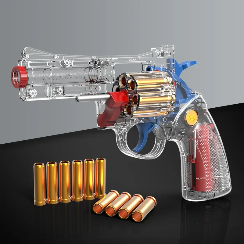 Toy-Gun-Revolver-Pistol-Handgun-Blaster-Toy-Gun-Air-Soft-Bullet-Shell ...