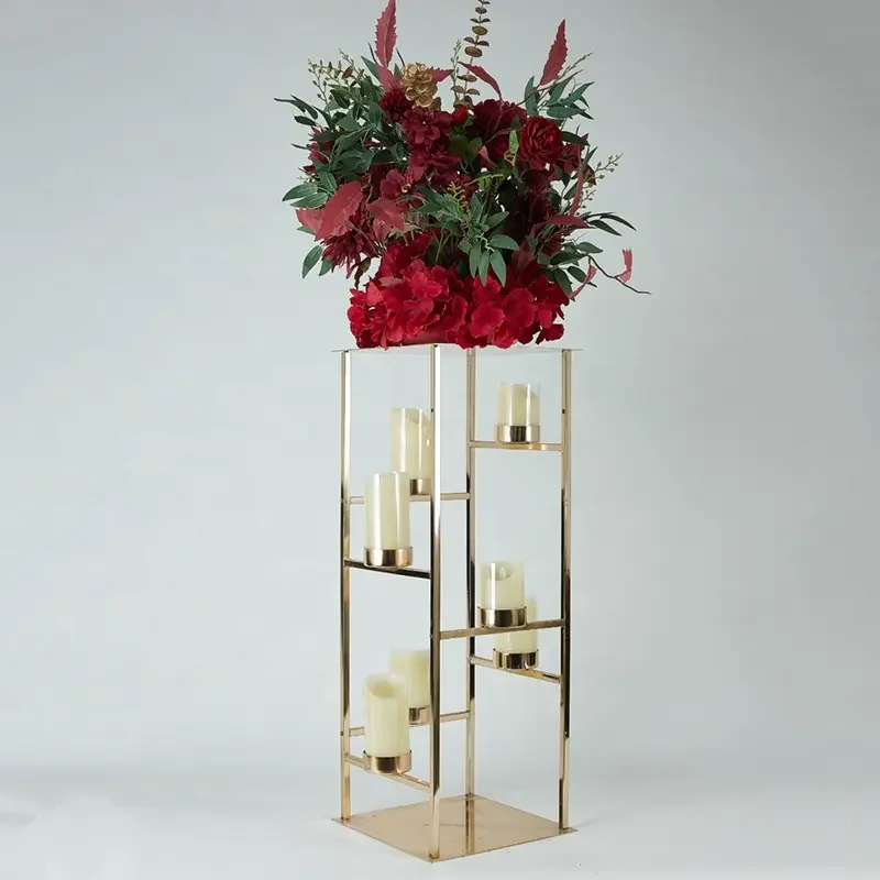 6-10-pcs-Gold-Centerpieces-For-Wedding-Table-Metal-Frames-Home ...