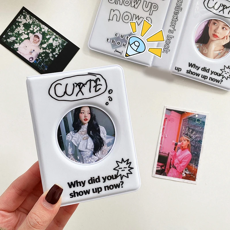 3-Inch-Kpop-Idol-Card-Binder-Photo-Album-Letter-Printed-Hollow-40 ...