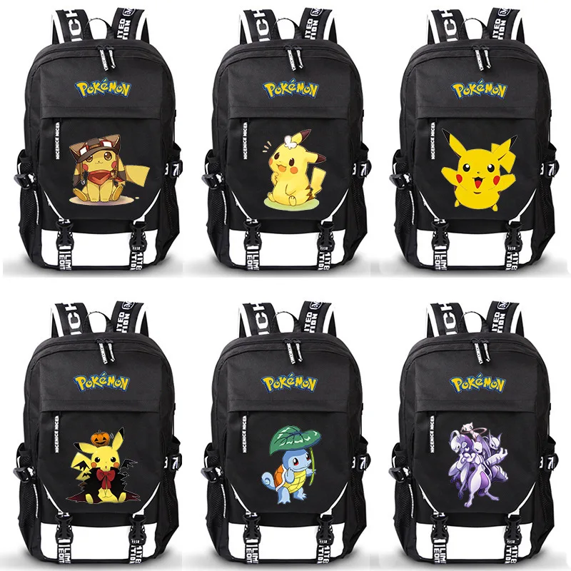 Pokemon School Bags Backpacks Anime Kids Bags - Pokemon Portal