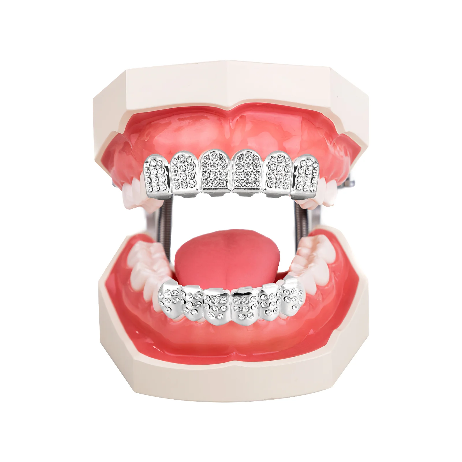 1-Set-Shackle-Teeth-Hip-Hop-Style-Mouth-Grills-Fake-Teeth-Decorations ...