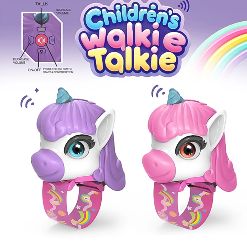 Unicorn watch walkie-talkie, wireless parent-child interactive ...