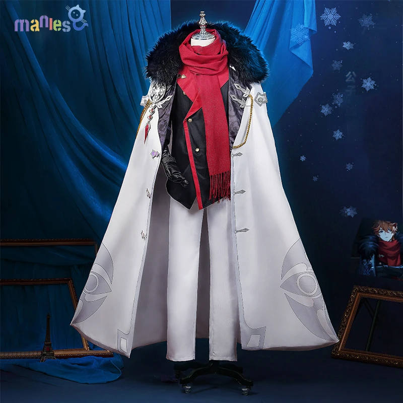 Manles Genshin Impact Tartaglia Fatui Cosplay Costume Set Sandrone ...