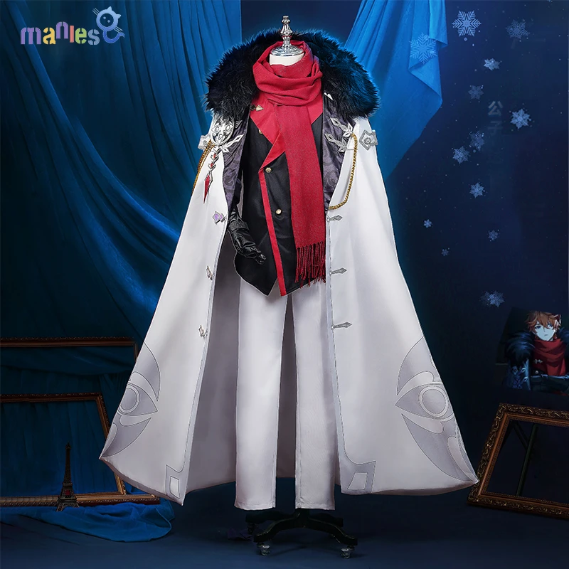 Manles Genshin Impact Tartaglia Fatui Cosplay Costume Set Sandrone ...