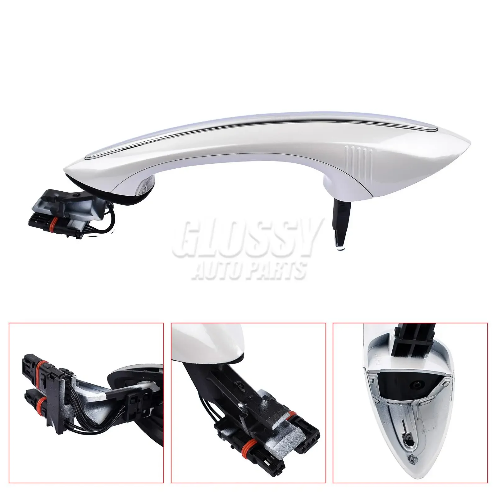 AP03 White Rear Right Door Handle For BMW F07 F10 F11 F06 F12 F13 F01 ...