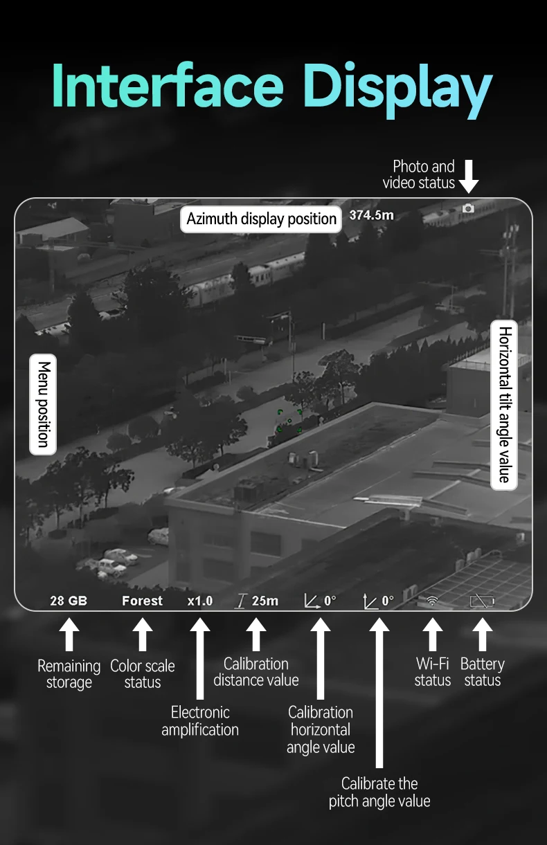 A-BF Thermal Imager for Hunting WiFi Infrared Night Vision Aiming ...