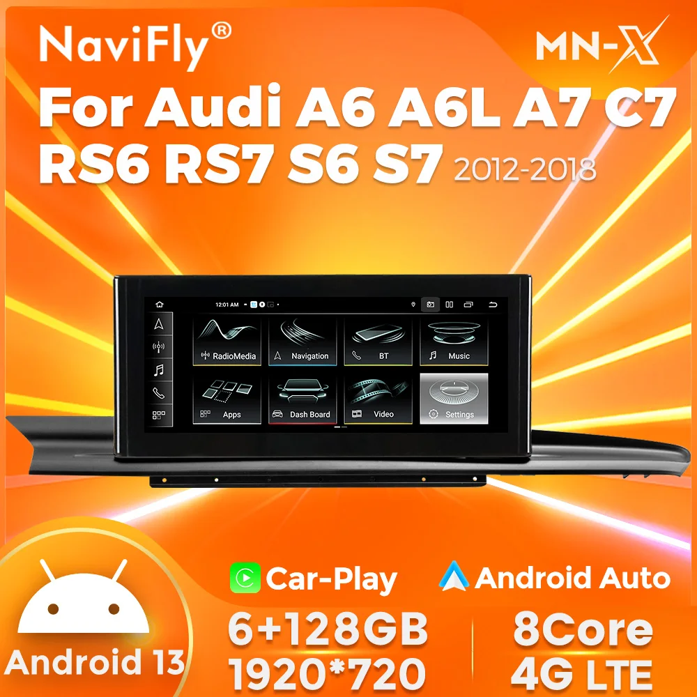 NaviFly-Car-Multimedia-Player-Radio-Stereo-For-Audi-A6-A6L-A7-C7-RS6 ...
