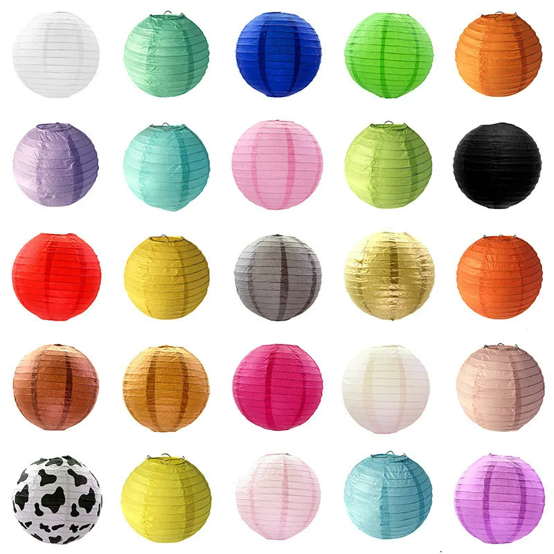 20cm China Paper Lantern Festival Supplies Birthday Wedding Party ...