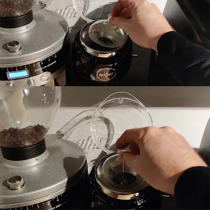 NICHE-ZERO-Coffee-Grinder-Bellows-Blower-Single-Dose-Hopper-Bellows ...