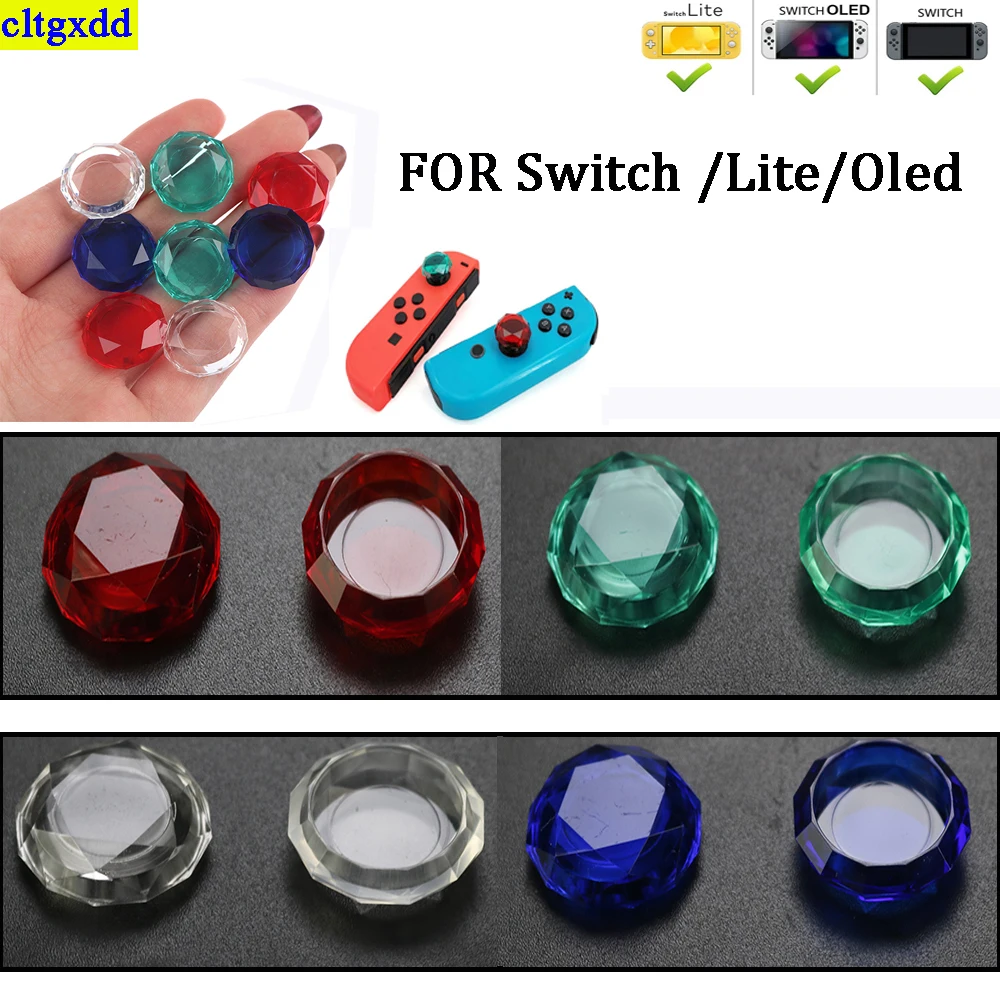 Cltgxdd-Crystal-Game-Controller-para-Switch-Lite-Oled-Joystick-Cap ...
