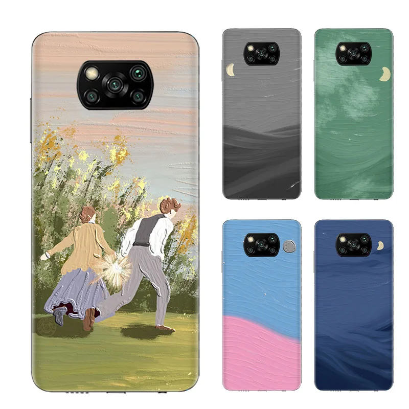 Oil-Painting-Decal-Skin-for-Xiaomi-MI-POCO-X3-Pro-NFC-Back-Screen ...