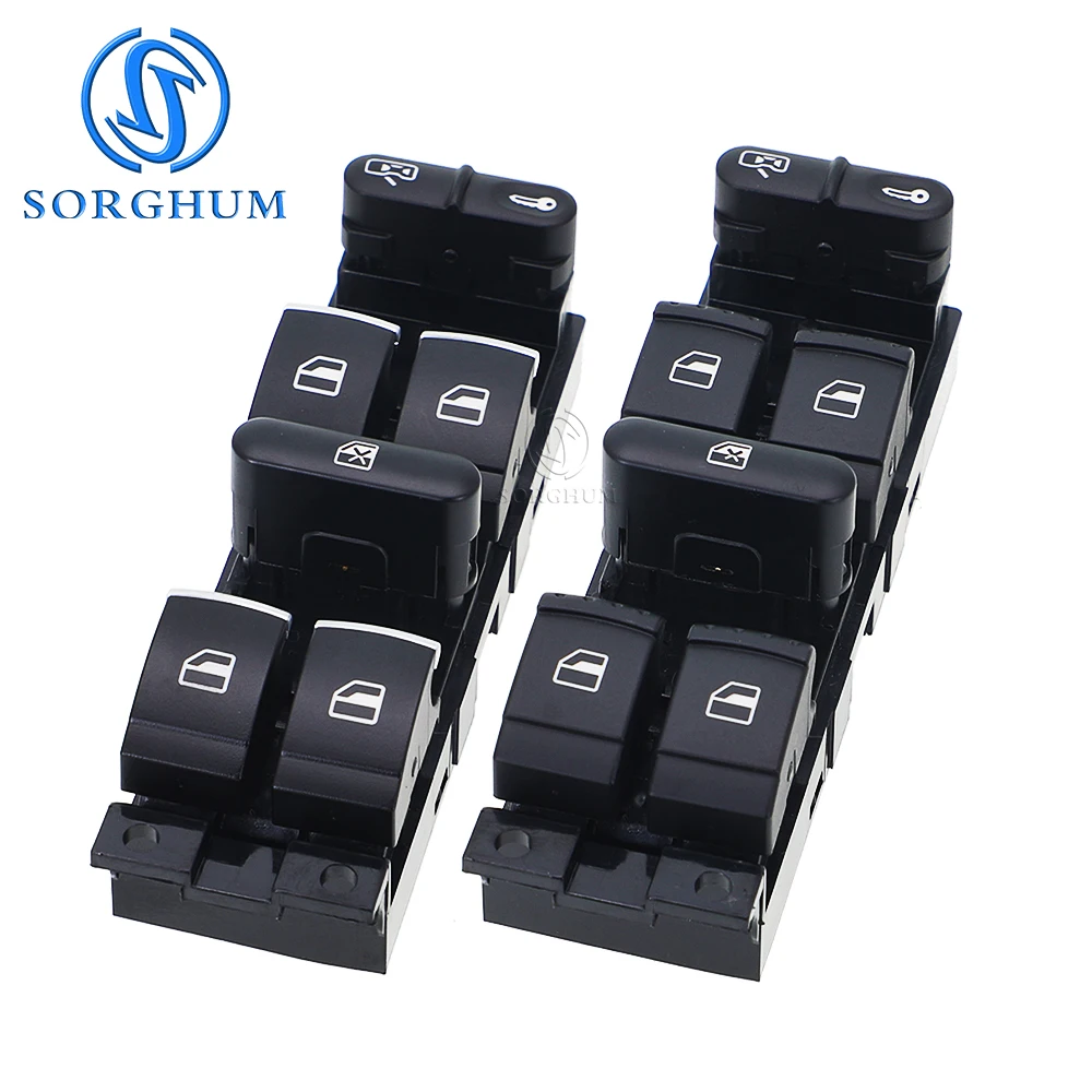 1J4959857D 1J4959857C 3BD959857 Driver Power Window Switch For VW Bora Jetta Golf MK4 Audi A3 A6 ...